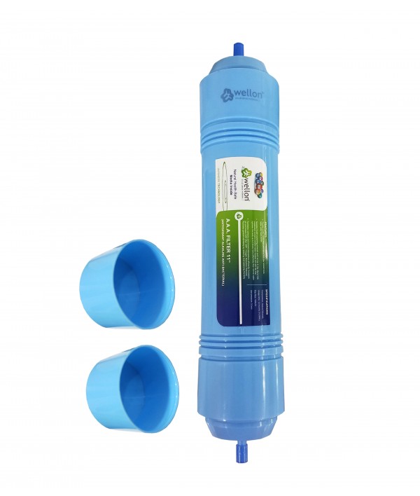 WELLON 11 Inch Alkaline Cartridge Filter for RO Water Purifier.