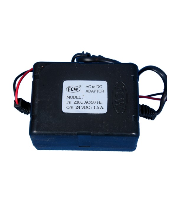 FCW Adapter (24V/1.5 Amps) For All Types Of RO Water Purifier - Black