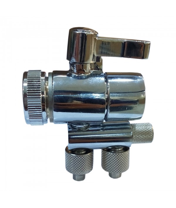 Wellon Integrated Stainless Steel Inlet valve 3/8 for water purifier - 1pcs