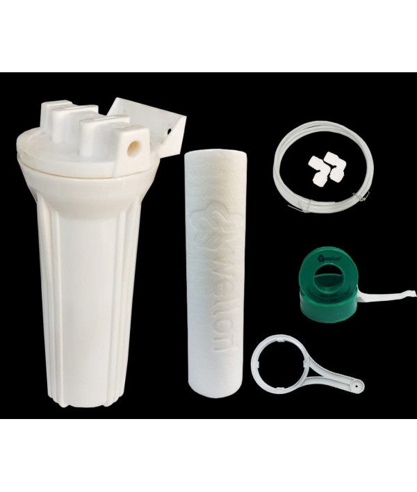 Wellon 10” SOR Housing with clamp + PP filter + Teflon tape + Elbow ...