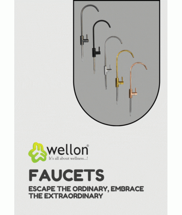 Wellon Rose Gold Stainless Steel SUS304 Kitchen Water Filter Faucet for ...